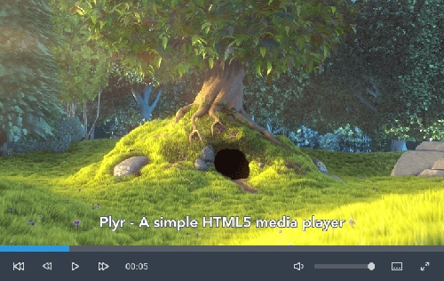 Plyr - Fully Customisable HTML5 Media Player